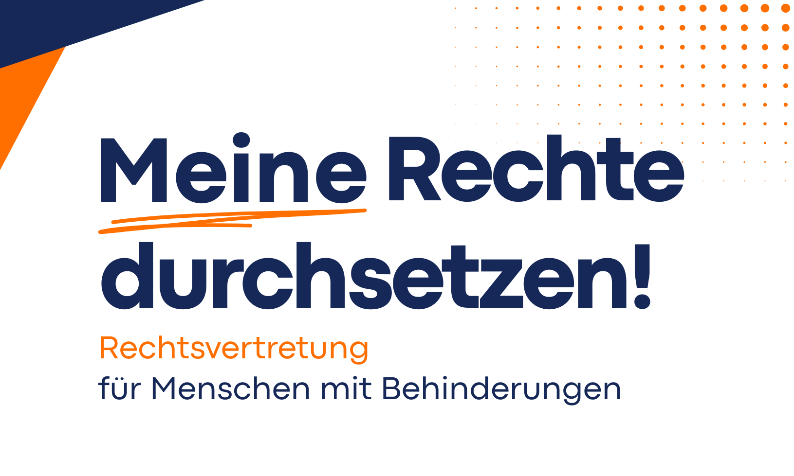 Projekt "Meine Rechte durchsetzen!" - ZSL Nord e.V.